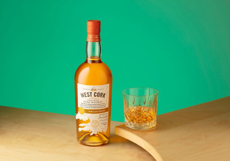 West Cork Rum Cask Finished Single Malt Irish Whiskey - West Cork Irish ...